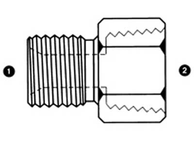 Steel Metric Adapters | Metric Fittings | Titan Fittings