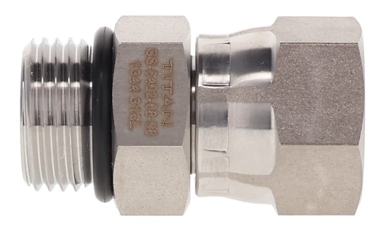 Stainless SAE O-Ring Boss (ORB) Fittings | ORB (O-ring Boss) fittings or SAE fittings are ...