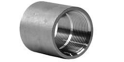 2" Forged Threaded Full Coupling 3000# 304 Stainless SN: S4034CP020 ...