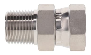 Stainless NPT Female Swivel | Pipe fitting steel adapters use a NPTF ...