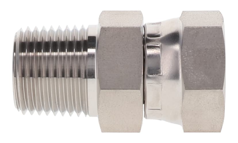 Stainless NPT Female Swivel | Pipe fitting steel adapters use a NPTF ...