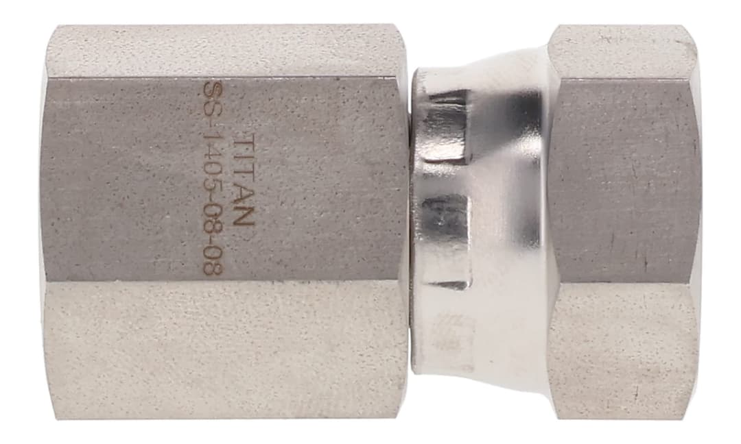 Stainless NPT Female Swivel | Pipe fitting steel adapters use a NPTF ...